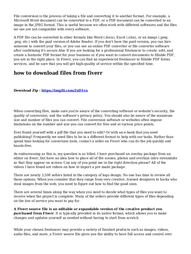 Fillable Online How to Convert a PDF to Word (Four Different Methods) Fax Email Print - pdfFiller