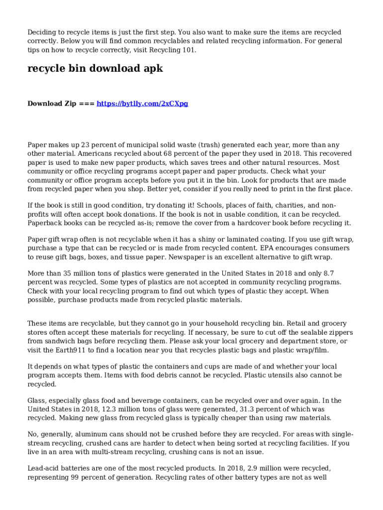 Fillable Online How Do I Recycle?: Common Recyclables - US EPA Fax ... Fillable Online How Do I Recycle?: Common Recyclables - US EPA Fax ...
