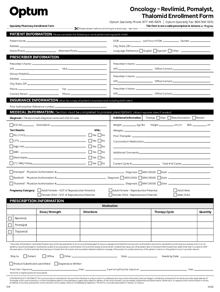 Fillable Online Oncology REMS Referral Form Fax Email Print - pdfFiller