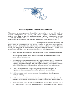 Data Use Agreement for the Statewide Inpatient and ... Doc Template ...