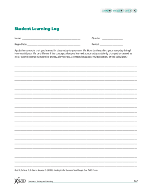 Fillable Online Apply the concepts that you learned in class today to your own life Fax Email ...