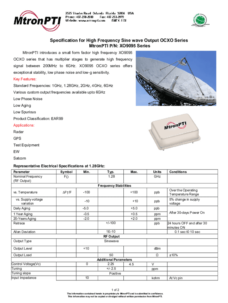Fillable Online MtronPTI introduces a small form factor high frequency ...
