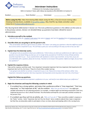 Fillable Online MDS 3.0 Resident Interview Pocket Guide - Oklahoma.gov ...