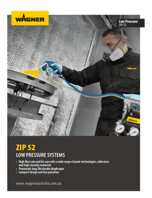 Fillable Online ZIP 52 Finishing Low-Pressure Double Diaphragm Pumps ...