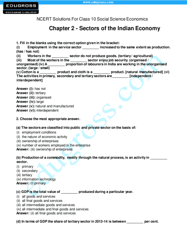 Fillable Online Fill in the blanks using the correct option given ...