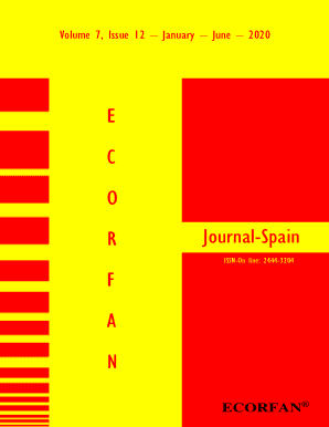 Fillable Online Journal- Spain - ECORFAN Fax Email Print - pdfFiller