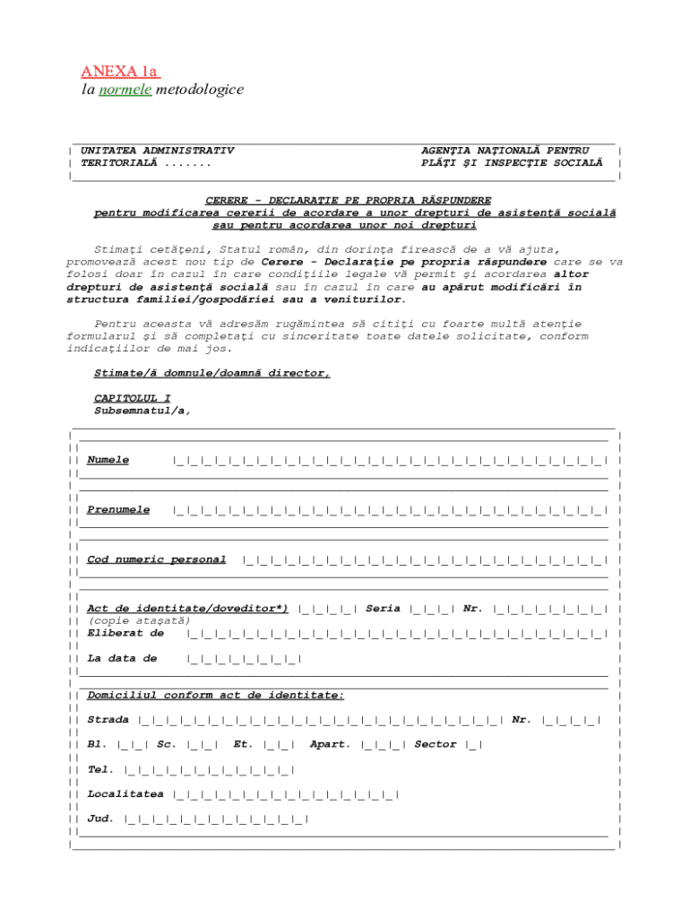 Fillable Online Anexa nr. 2 Anexa nr.19 la Normele metodologice Model ... Fax Email Print ...
