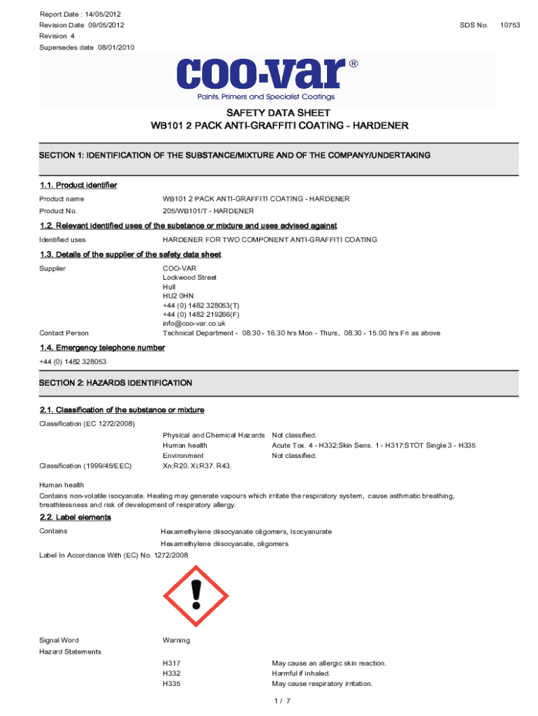 Fillable Online Technical Data Sheet Solar Reflecting Paint -White W489 ...