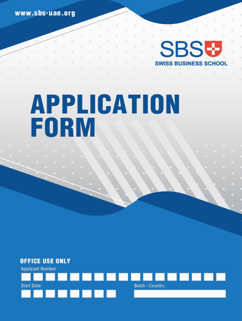 Fillable Online SBS Application Form 2021 Fax Email Print - pdfFiller