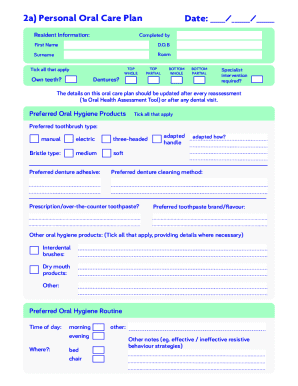 Fillable Online Dental Status and Services Critical Element Pathway Fax ...