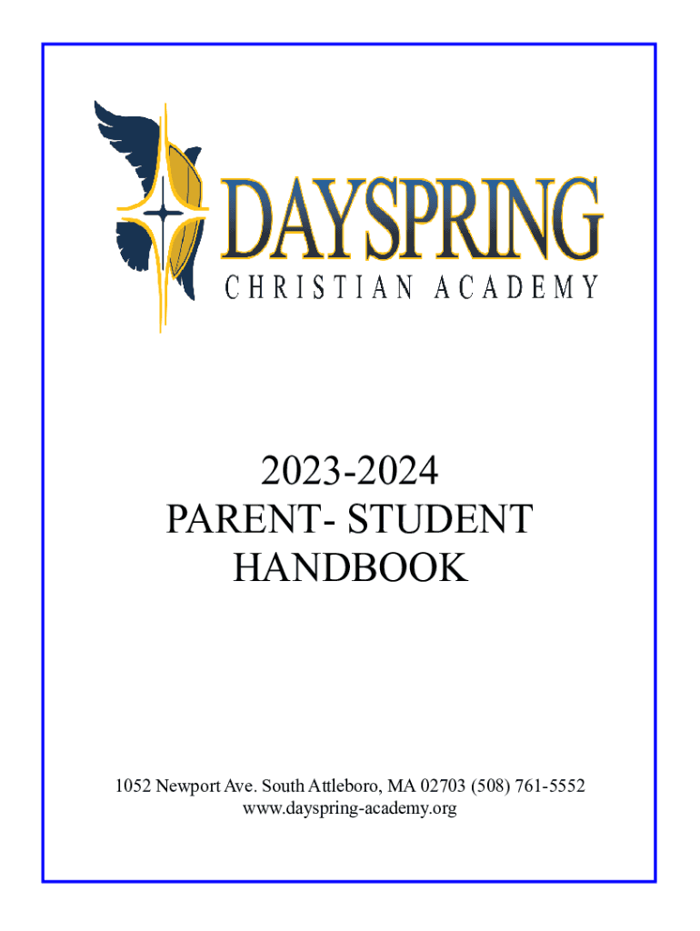 Fillable Online Downloadable Forms - Dayspring Christian Academy Fax ...