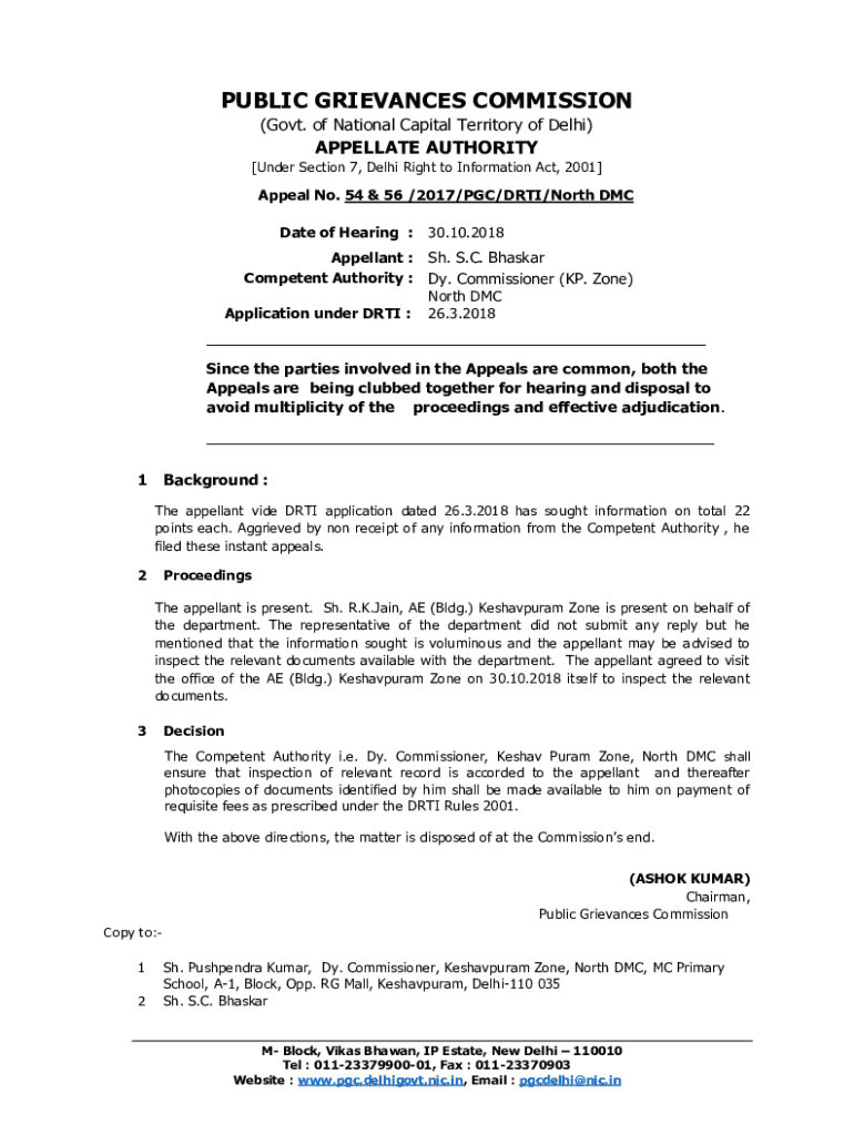 Fillable Online Submit Grievances with Public Grievance Commission ... Fax Email Print - pdfFiller