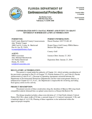 Florida Department of Environmental Protection - Consolidated Joint ...