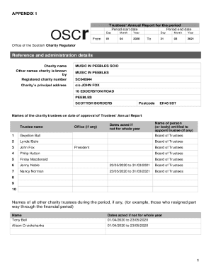 Fillable Online How to create an effective Trustees' Annual Report Fax ...