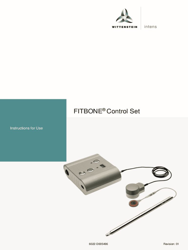 Fillable Online Upgraded CE mark and new receiver function for FITBONE ...