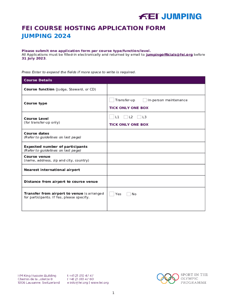 Application - Courses for Promotion and Refresher ... - inside fei Doc ...