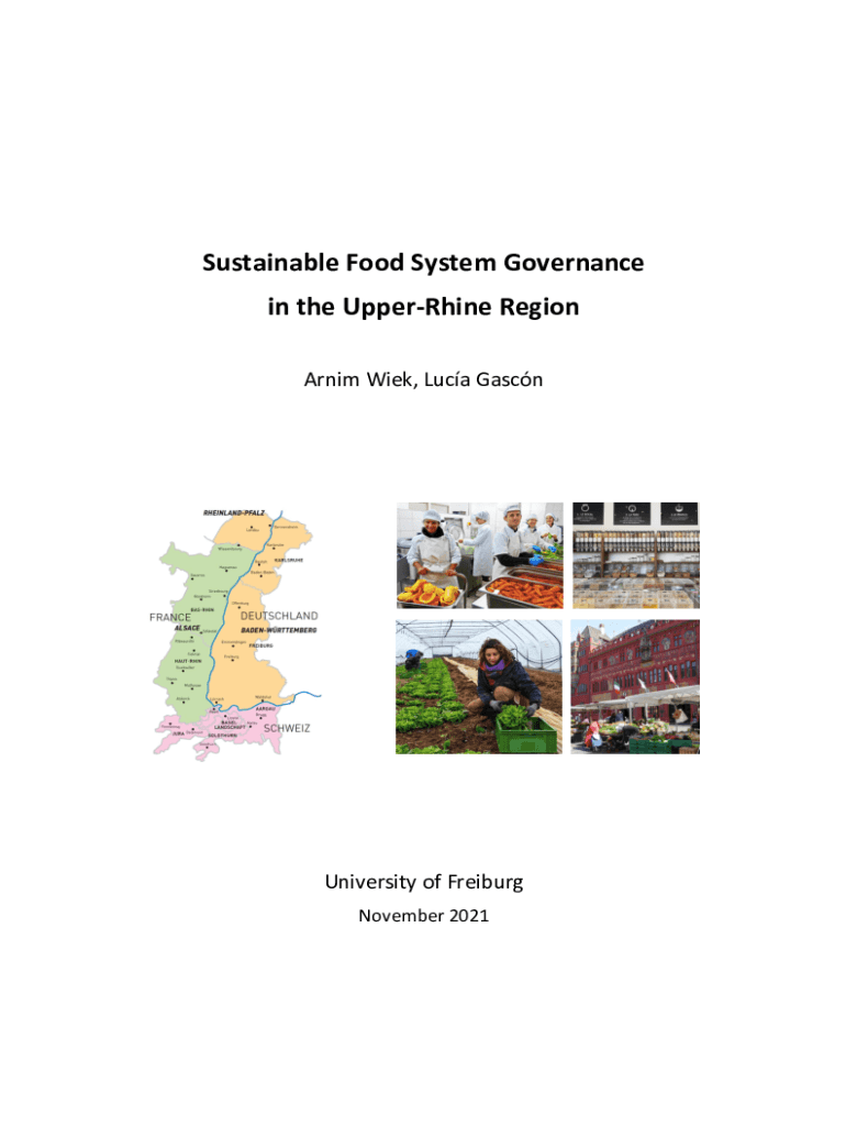 Fillable Online Sustainable Food System Governance in the Upper-Rhine ...