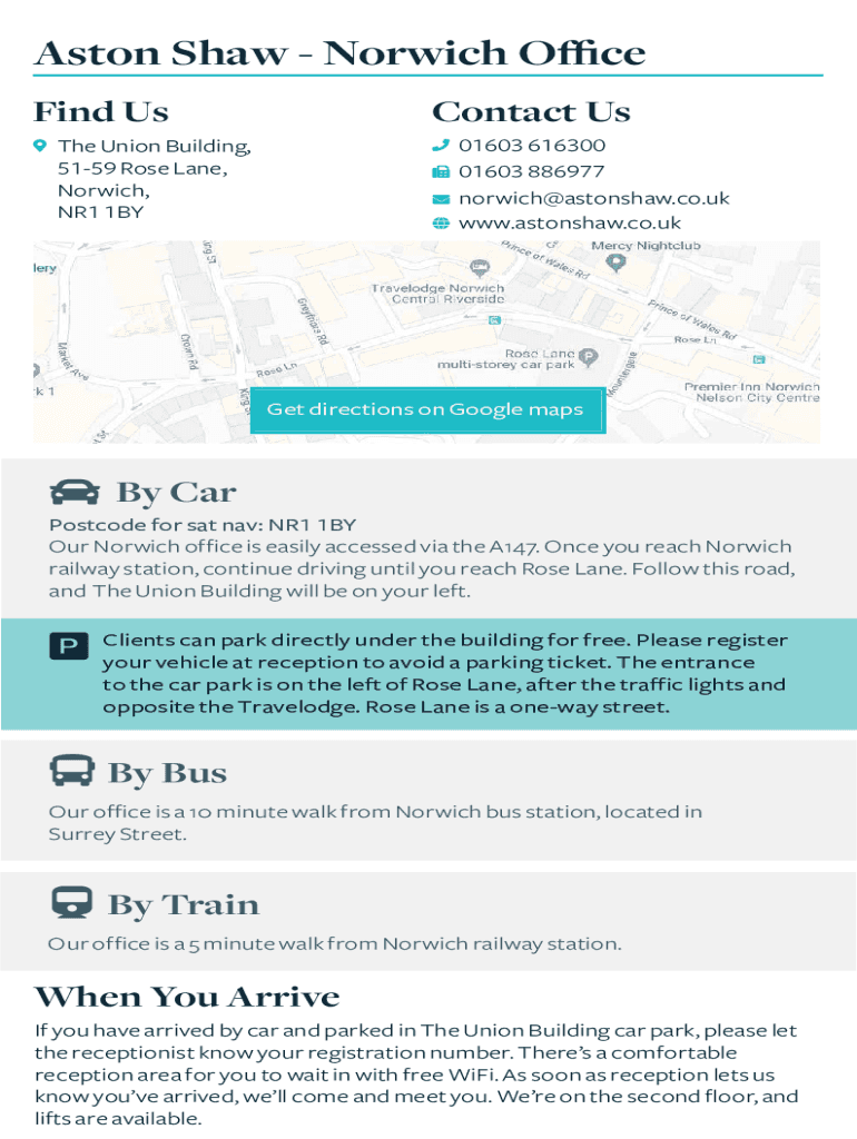 Fillable Online Aston Shaw Company Profile: Service Breakdown & Team ...