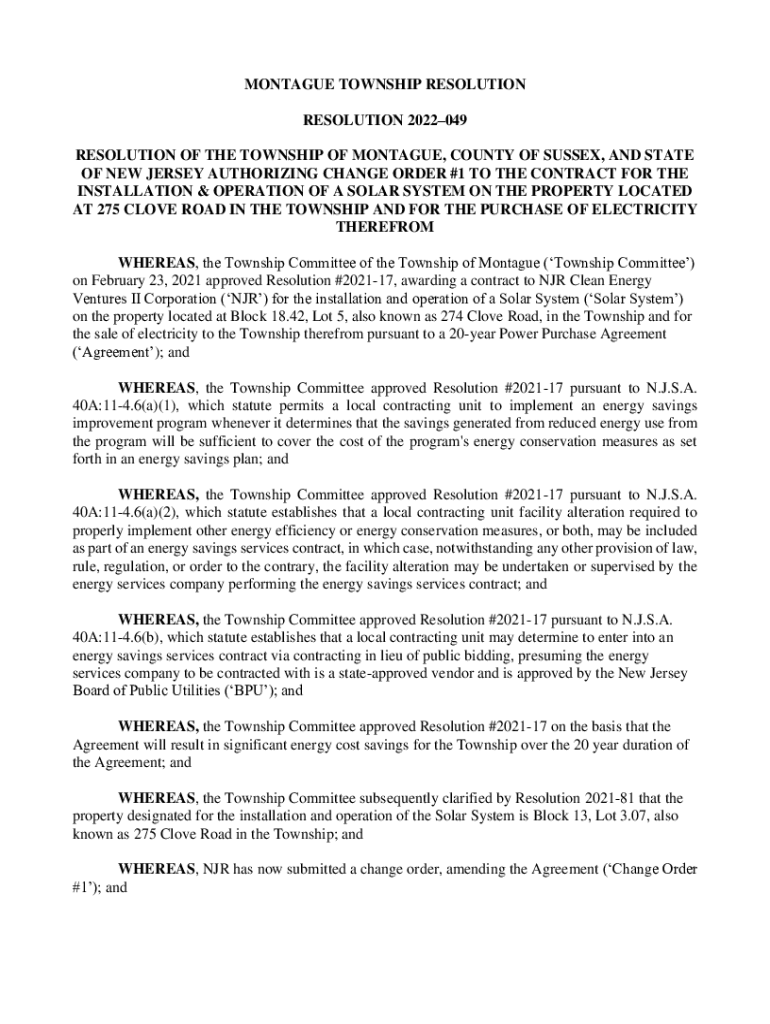 Fillable Online Township of Montague, NJ General Regulations - eCode360 ...