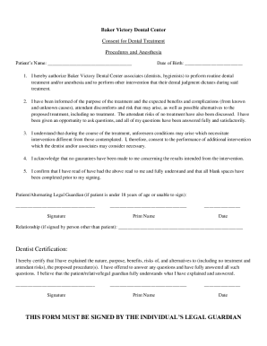 Fillable Online Patient Forms - Guardian Signature /Date Fax Email ...