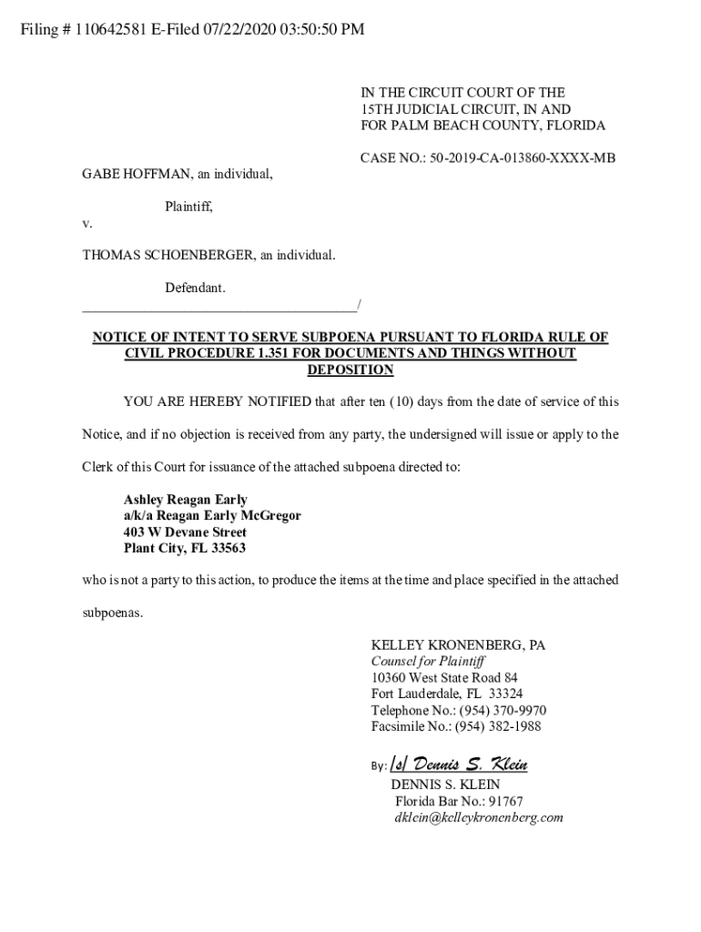 Fillable Online Judge David E. French - Professional Background & Legal ...