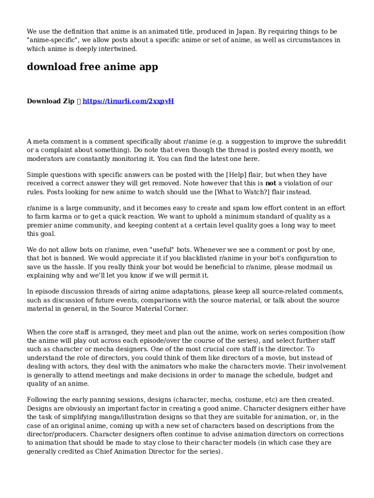 Fillable Online Download Anime Episodes With Subtitles Fax Email Print ...