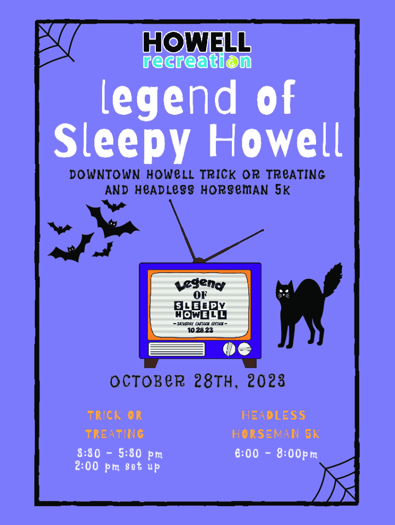 Fillable Online Legend of Sleepy Howell - Headless Horseman Fax Email ...