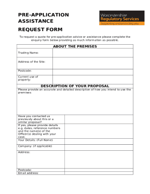 Planning pre-application advice requestInstructions Doc Template ...
