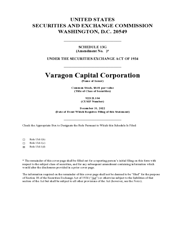 Fillable Online VCC-Schedule-13G-As-Filed.pdf Fax Email Print - pdfFiller