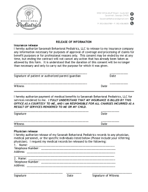 Fillable Online SBP Release initial paperwork Fax Email Print - pdfFiller