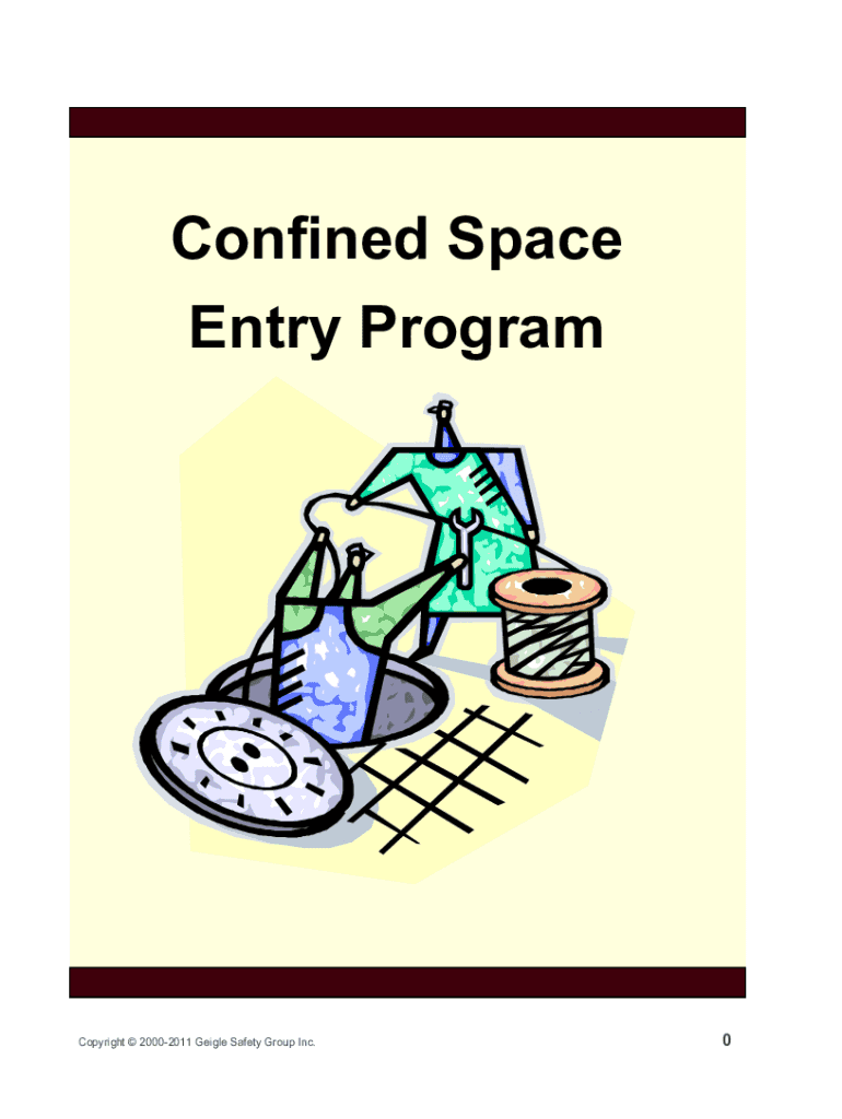 Fillable Online Confined Space Entry Program - Simply! Tracking Login Fax Email Print - pdfFiller
