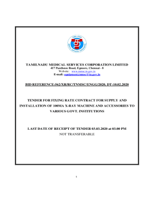 Fillable Online Tamil Nadu Medical Service Corporation Limited (Chennai ...