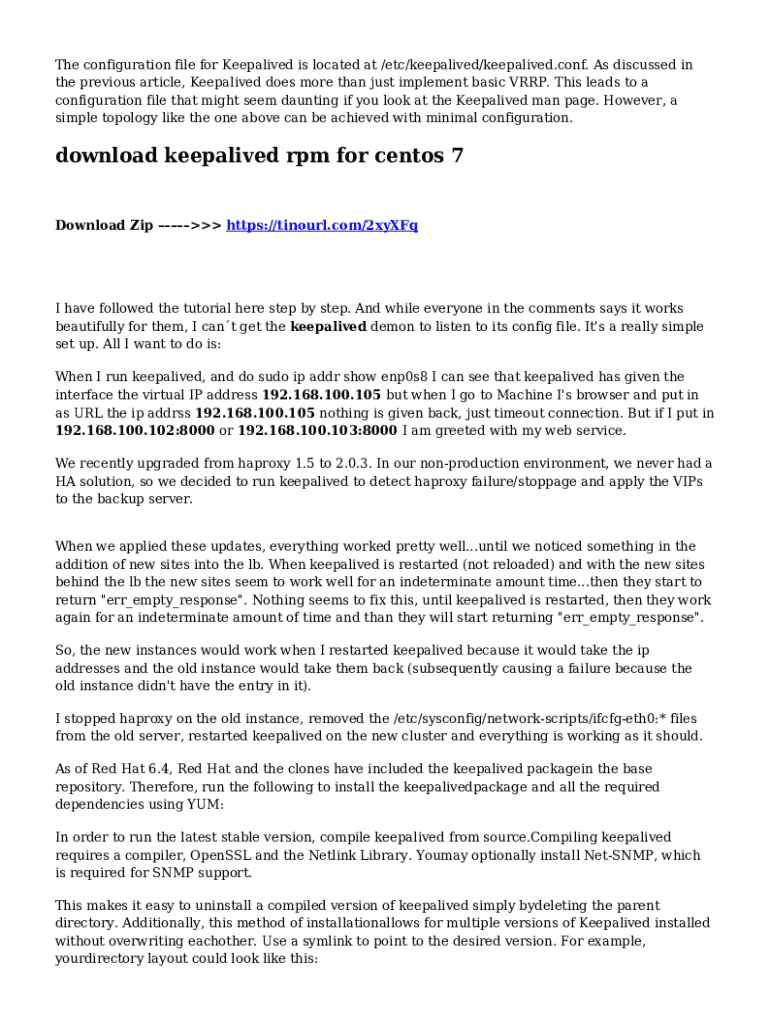 Fillable Online How To Set Up Highly Available Web Servers with ... Fax ... Fillable Online How To Set Up Highly Available Web Servers with ... Fax ...