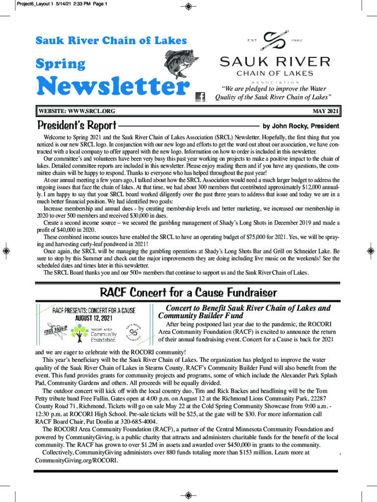 Fillable Online Sauk River Chain of Lakes Proposed Site-Specific Standards Fax Email Print ...