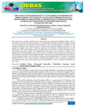 Fillable Online Disclosure of corporate social responsibility (CSR) and ...