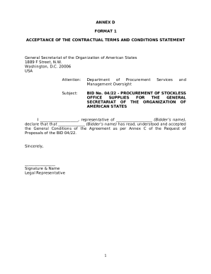 Annex Dats Doc Template | pdfFiller