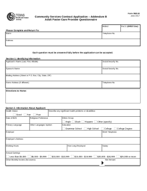 DADS or HHSC - The Texas Department of Aging ... Doc Template | pdfFiller