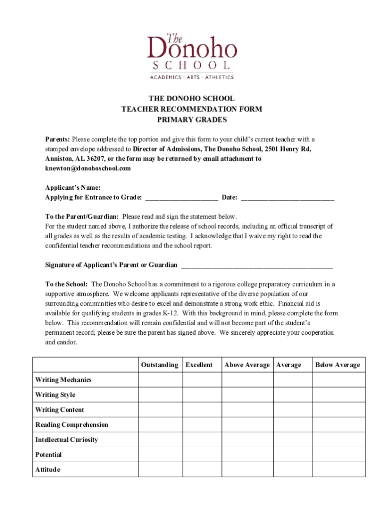 Fillable Online Merlin School Teacher/ Teaching Assistant Application ...