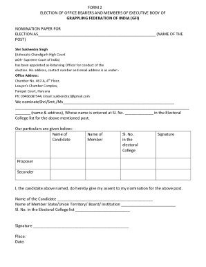 Fillable Online Nomination-Paper-Form-2.pdf Fax Email Print - pdfFiller