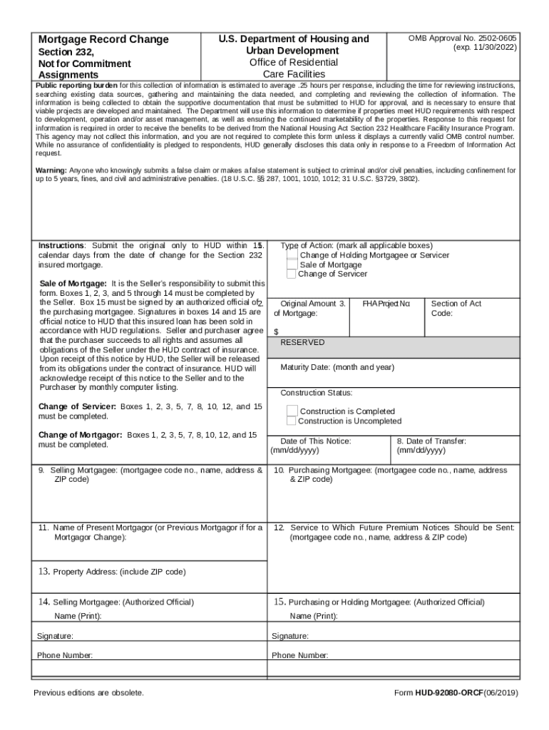 Requests to Release or Modify Original Loan Collateral ... - HUD Doc ...