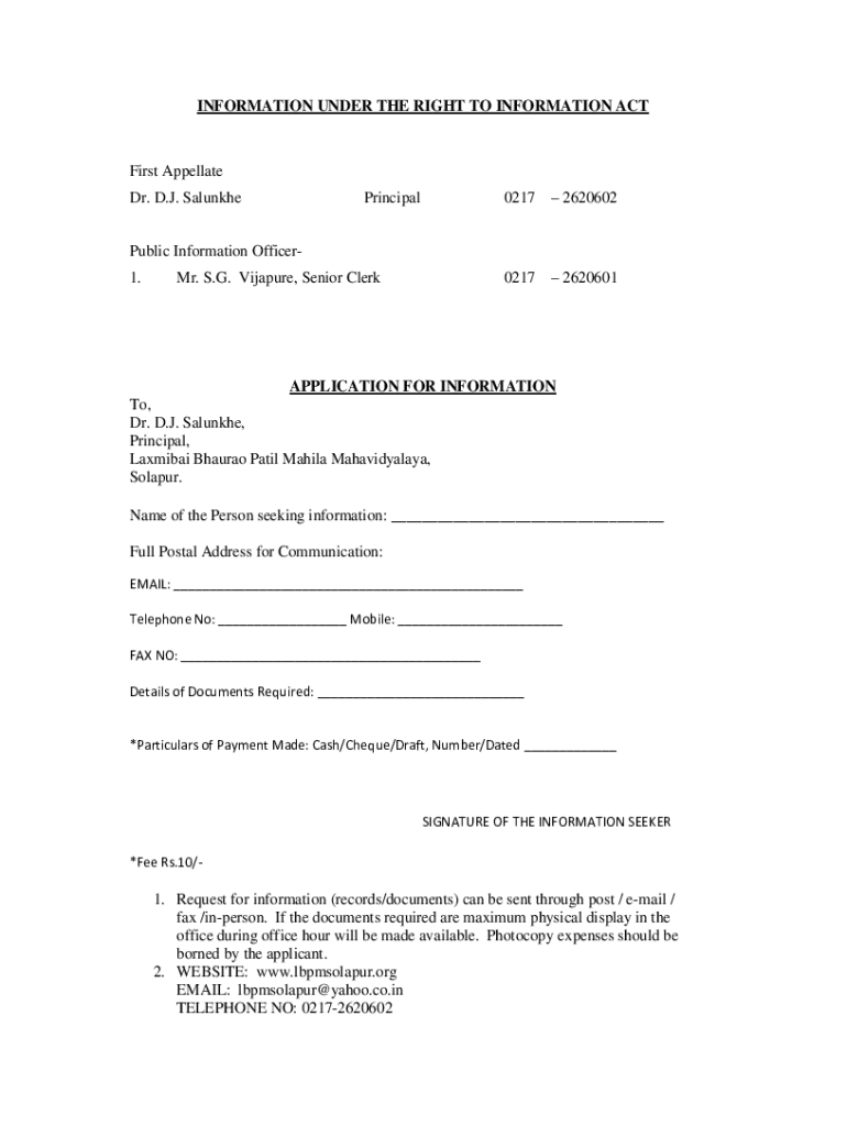 Fillable Online RTI-FORM Fax Email Print - pdfFiller