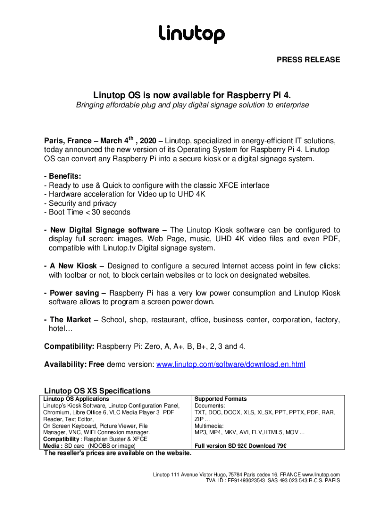 Fillable Online info-beamer: Digital Signage for the Raspberry Pi Fax Email Print - pdfFiller