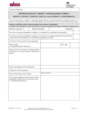 Fillable Online DOLS-Safeguard-Form-Mental-Capacity-Mental-Health ...