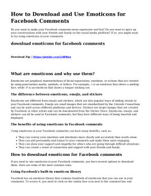 Fillable Online How to Use Emoji in Marketing to Drive Engagement Fax ...