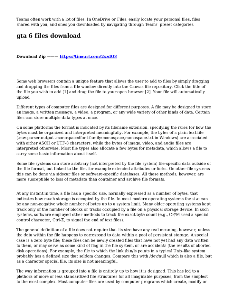 Fillable Online First things to know about files in Microsoft Teams Fax Email Print - pdfFiller