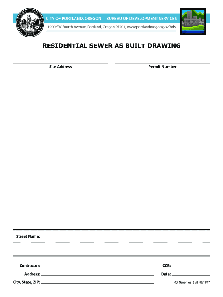 Fillable Online 2024 Residential Sewer Inspection Guide Portland.gov ...