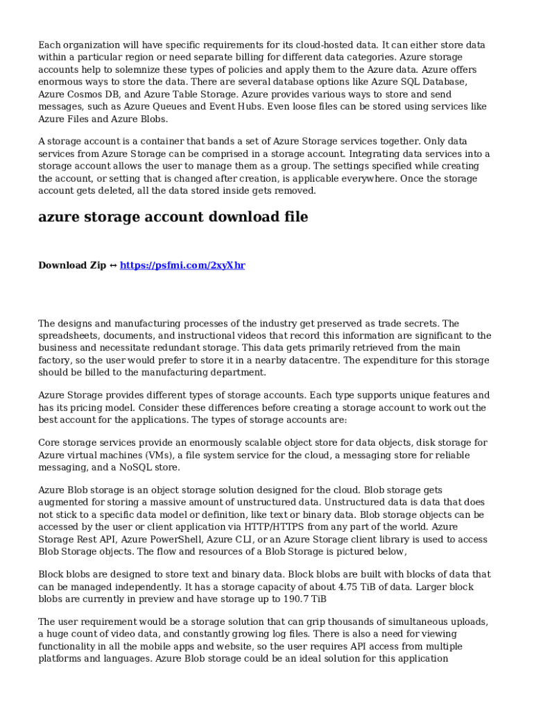 Fillable Online Understand data store models - Azure Application ... Fax Email Print - pdfFiller