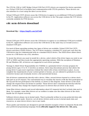 Fillable Online CP210x USB to UART Bridge VCP Drivers Fax Email Print ...