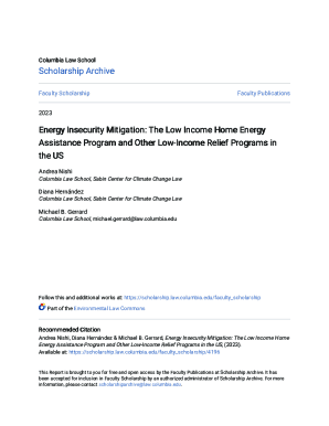 Fillable Online Energy Insecurity Mitigation: The Low Income Home ...