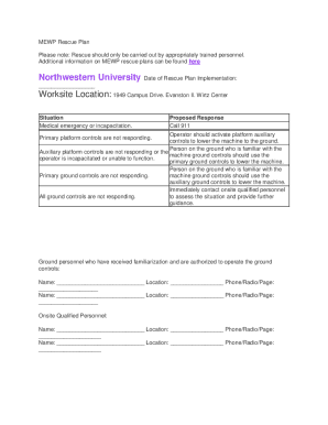 Fillable Online RESCUE PLAN AND GUIDANCE FORM Fax Email Print - pdfFiller